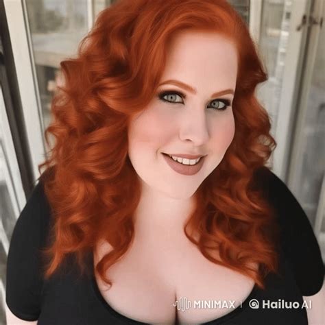Plus Size Redhead Woman 35 By Tonyhnny On Deviantart