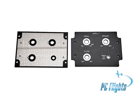 AH INTERIOR LIGHTING PANEL Apache Flight Sim Home Cockpit Panels