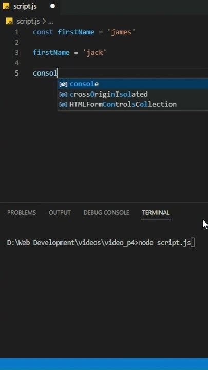 Whats Difference Between Const And Let In Javascript 🤔 Shorts Youtube