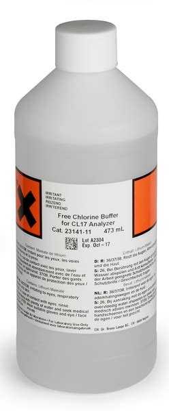 Hach Online Cl17 Free Chlorine Buffer Solution 473 Ml Alat Lab