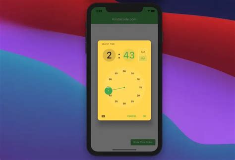 Working With Time Picker In Flutter Updated KindaCode