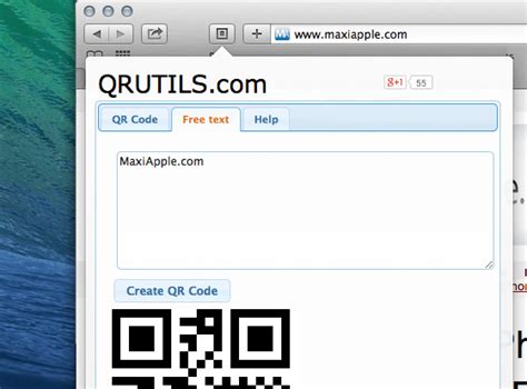 Qr Code Mac Osx Générateur De Code Qr Pour Url Et Textes Gratuit