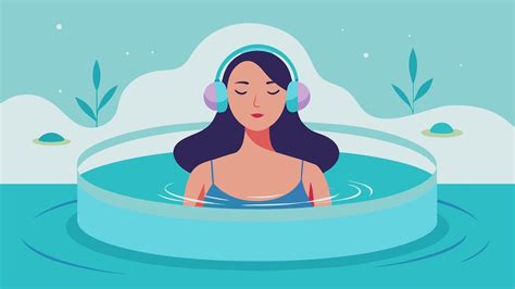 Premium Vector A Floating Therapy Session At A Peaceful Retreat