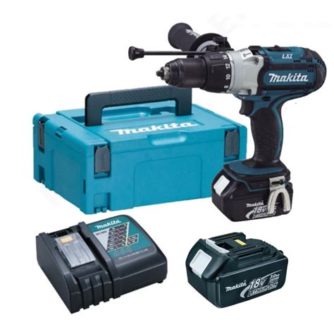 DHP 451 RFJ Wkretarka Udarowa Makita 18V 80Nm 2x3Ah