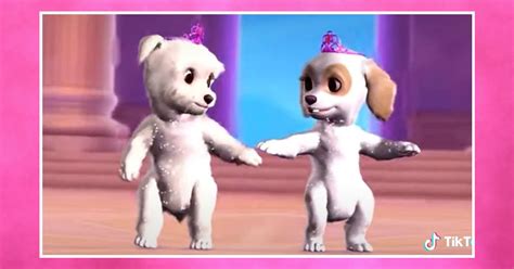 Right Who Are These Dancing White Dogs And Why Are They All Over My