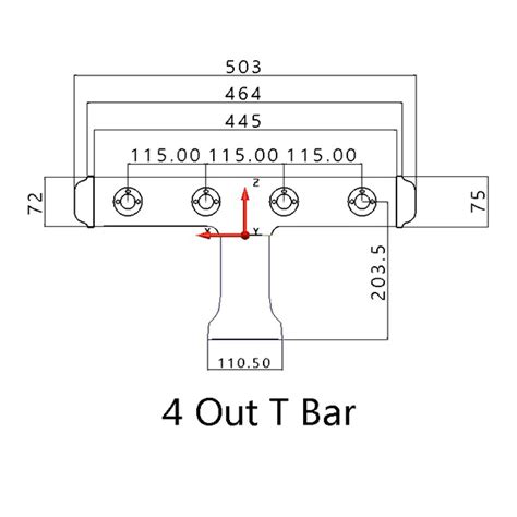 4 Tap T Bar Clamp On Bti Engineering