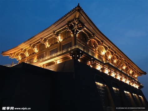 西安大明宫 丹凤门摄影图建筑摄影建筑园林摄影图库昵图网