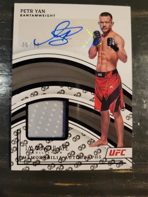 PETR YAN Panini Immaculate UFC Path Auto Anniversario EUR PicClick IT