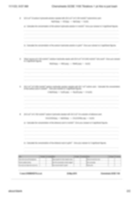 Solution Chemsheets Gcse 1105 Titrations 1 Yk This Is Just Trash