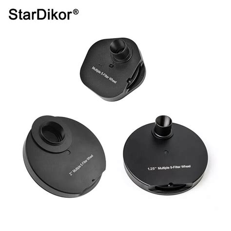 Stardikor 다중 접안 렌즈 필터 휠 125 인치2 인치 풀 메탈 천체 망원경 관찰용 잠금 링 포함 캠핑 And 하이킹