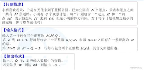 【蓝桥公园】floyd算法 Csdn博客 【蓝桥公园】floyd算法 Csdn博客