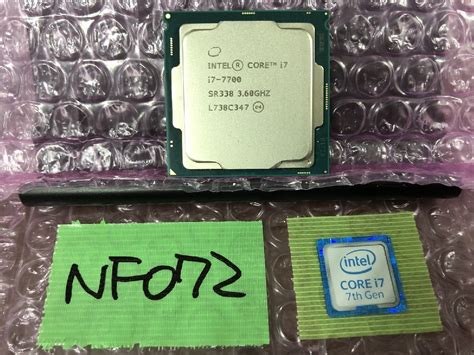送ネコポス250円 Intel Core I7 7700 360ghz Sr338 Lga1151 Post確認済みcore I7｜売買