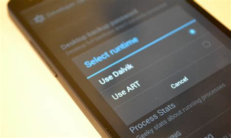 Android 50 Will Switch From Art To Dalvik One Click Root