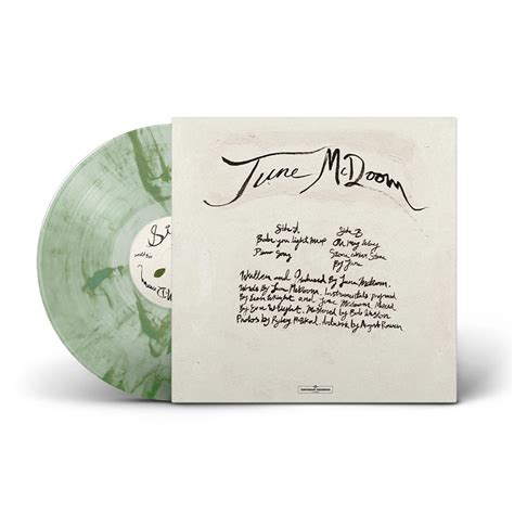 June Mcdoom June Mcdoom Lp Crystal Clear W Green Mix Vinyl May