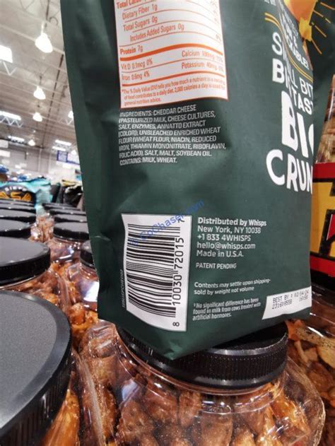 Costco 1009765 Whisps Cheese Pretzel Bites Bar Costco Chaser