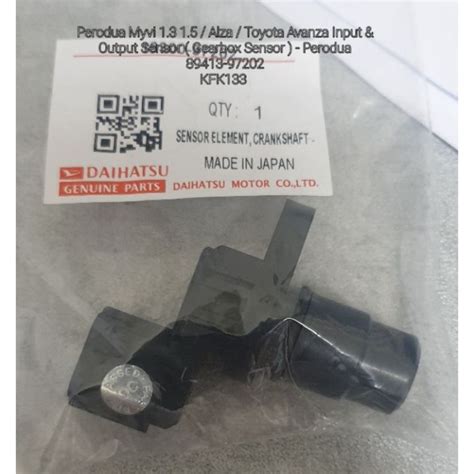 Perodua Myvi 1 3 1 5 Alza Toyota Avanza Input Output Sensor Gearbox Sensor Perodua 89413