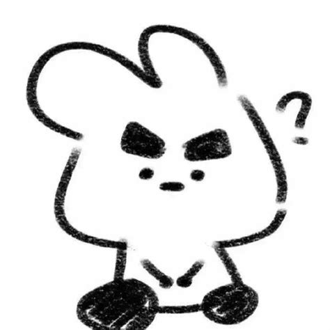 超凶简笔卡通形象，眉头紧皱尽显愤怒模样 领导失去沟通欲望⌇ 🤡𝓦𝓮𝓒𝓱𝓪𝓽头像表情包图片动图 求表情网 斗图从此不求人