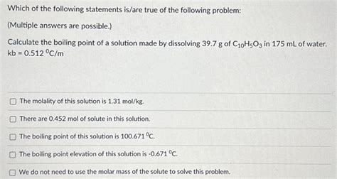 Solved Which Of The Following Statements Is Are True Of The Chegg