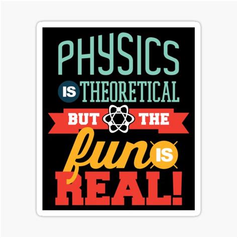 Physics Is Awesome Stickers Redbubble
