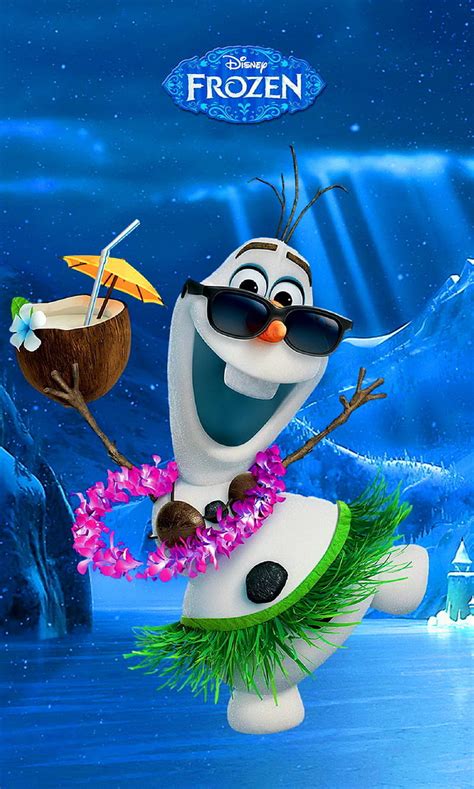Olaf The Snowman Frozen Wallpaper