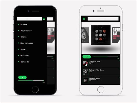 Spotify App Design On Behance