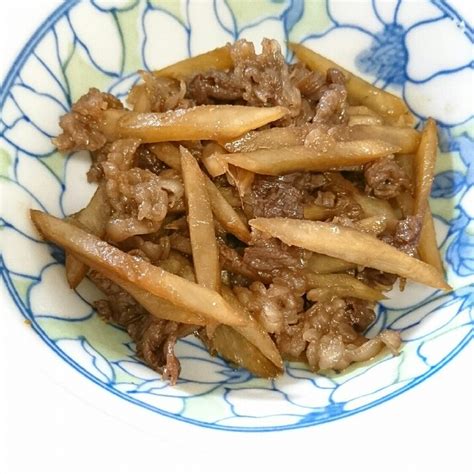牛肉とごぼうの甘辛煮 レシピ・作り方 By Toki 楽天レシピ