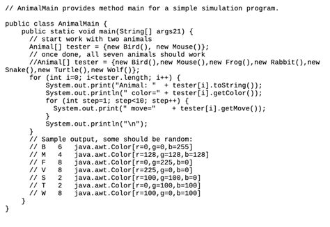 Solved Universal JAVA Concept Interface Means You Are Chegg