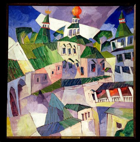 Monastery 1926 By Aristarkh Vasilievic Lentulov