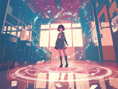 魔法の円環イラストフリー素材ならシンテリ