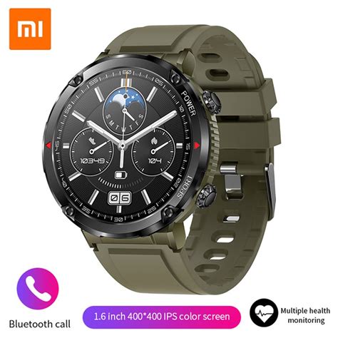 Xiaomi Ecg Ppg 스포츠 스마트 워치 16 인치 풀 터치 팔찌 피트니스 추적기 야외 블루투스 통화
