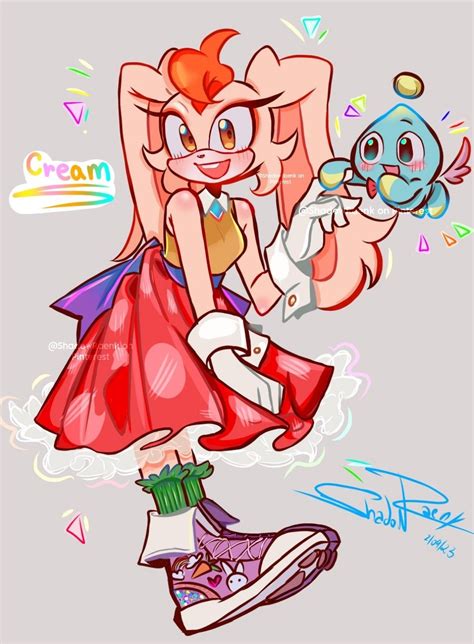 Cream The Rabbit Draw I Colored It Inspo Xammyoowah