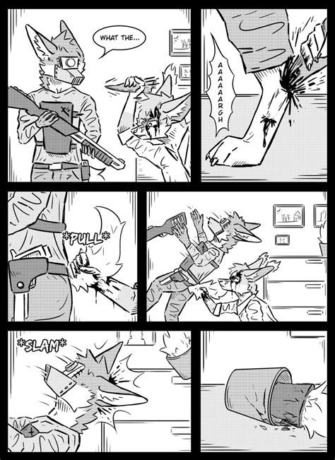 Rule 34 Absurd Res Ambiguous Gender Anthro Attack Black And White Blood Bodily Fluids Duo Eric