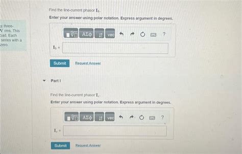 Solved Find Line Current Phasors And Power Delivered And
