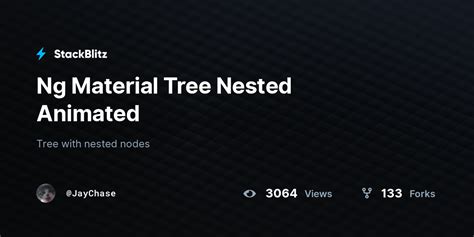 Ng Material Tree Nested Animated Stackblitz