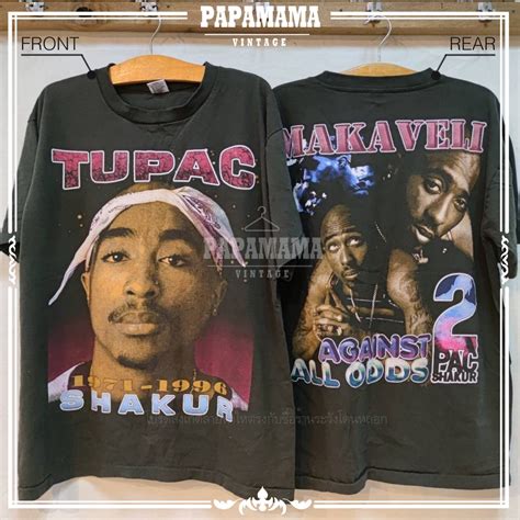 [ 2pac ] Tupac Shakur 1971 1996 เฟดพิเศษ เสื้อวง เสื้อทัวร์ เสื้อฮิปฮอป