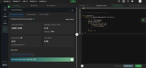 Shoban Raj On Linkedin Geeksforgeeks Gfgchallenge Day1 Java Programming Problemsolving