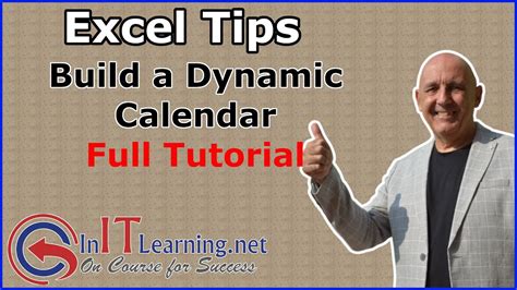 Build A Dynamic Calendar In Microsoft Excel 365 Full Tutorial Using Many Excel Functions Youtube
