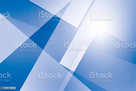 추상적인 기하학적 파란색과 흰색 색상 배경입니다 벡터 일러스트입니다 0명에 대한 스톡 벡터 아트 및 기타 이미지 0명 3차원 형태 개념 Istock