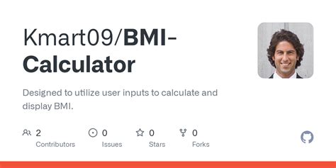 Github Kmart Bmi Calculator Designed To Utilize User Inputs To