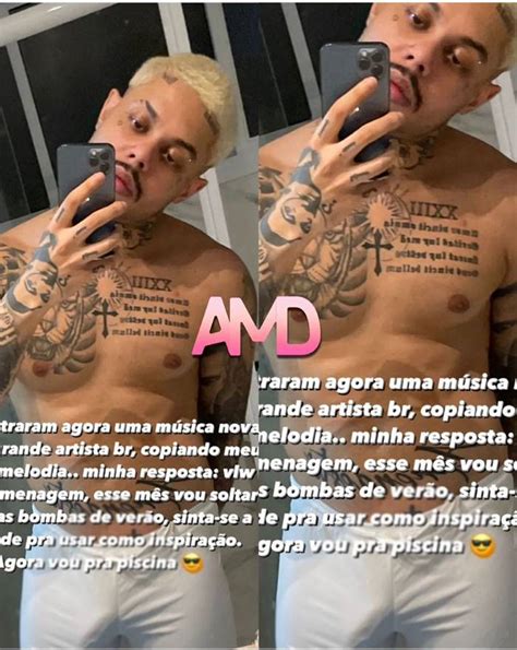 MC Lan posta foto a rola marcando na roupa Fotos de Pênis