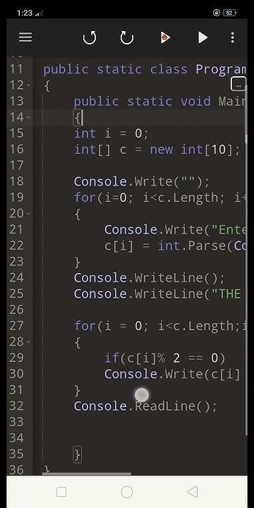 C Create A Program Using Array That Accepts 10 Integer Numbersdisplay