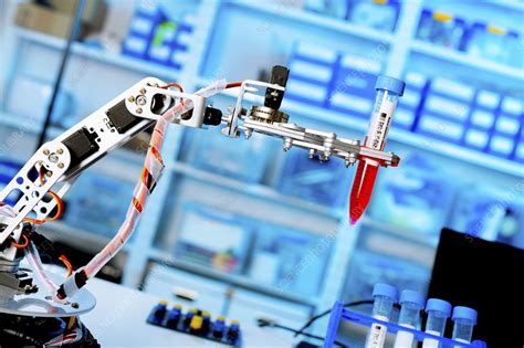 Robotic Lab Assistant Stock Image F011 4336 Science Photo Library