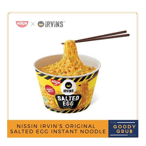☂nissin Irvins Original Spicy Salted Egg Instant Noodles 100g♕ Lazada Ph