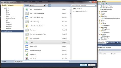 Custom Membership Provider For Mvc