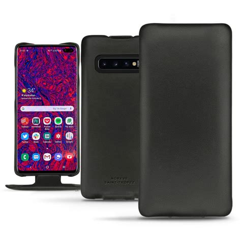 Protections En Cuir Housses Coques étuis Pour Samsung Galaxy S10