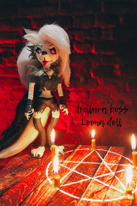 Helluva Boss Loona Doll Handmade Art Collectible Plush