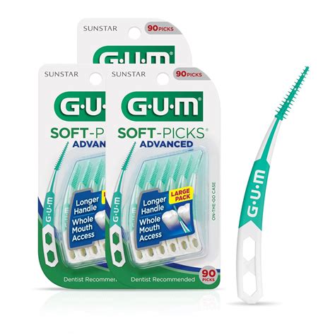 Gum Soft Picks Advanced Easy To Use Dental Picks For Teeth Cleaning