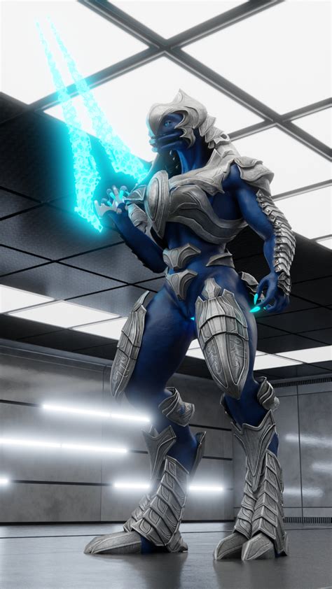 Rule 34 3d Artwork 9 16 Alien Anthro Arbiter Arbiter Halo Blender