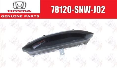 Honda Genuine Civic Fd1 Fd2 Type R 78120 Snw J02 Speedometer Assy Ns