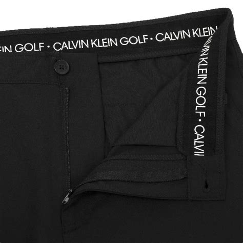 Calvin Klein Bullet Regular Fit Stretch Shorts Black Golf Equipment